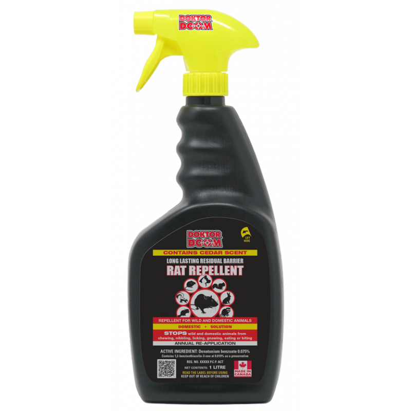 Doktor Doom 24/7™ Long Lasting Residual Barrier Rat Repellent 1 Litre ...