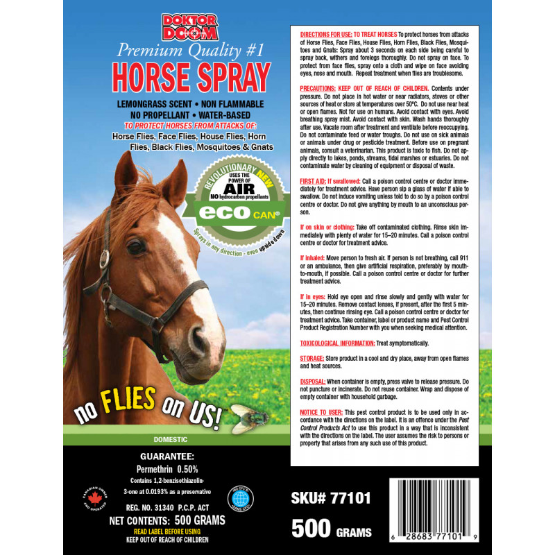 Doktor Doom Premium Quality #1 Horse Spray 500 Grams